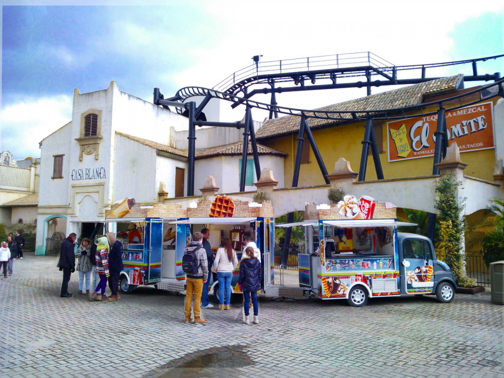 Street food et Parcs d'attraction - Hedimag, fabricant de commerce mobile
